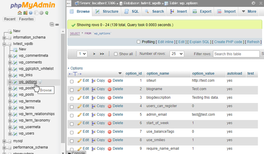 Inserting Fields Into Database Tables With Phpmyadmin Liquid Web