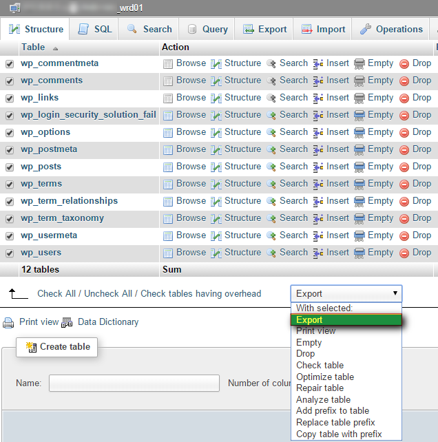 How to import and export MySQL databases in SiteWorx | Liquid Web