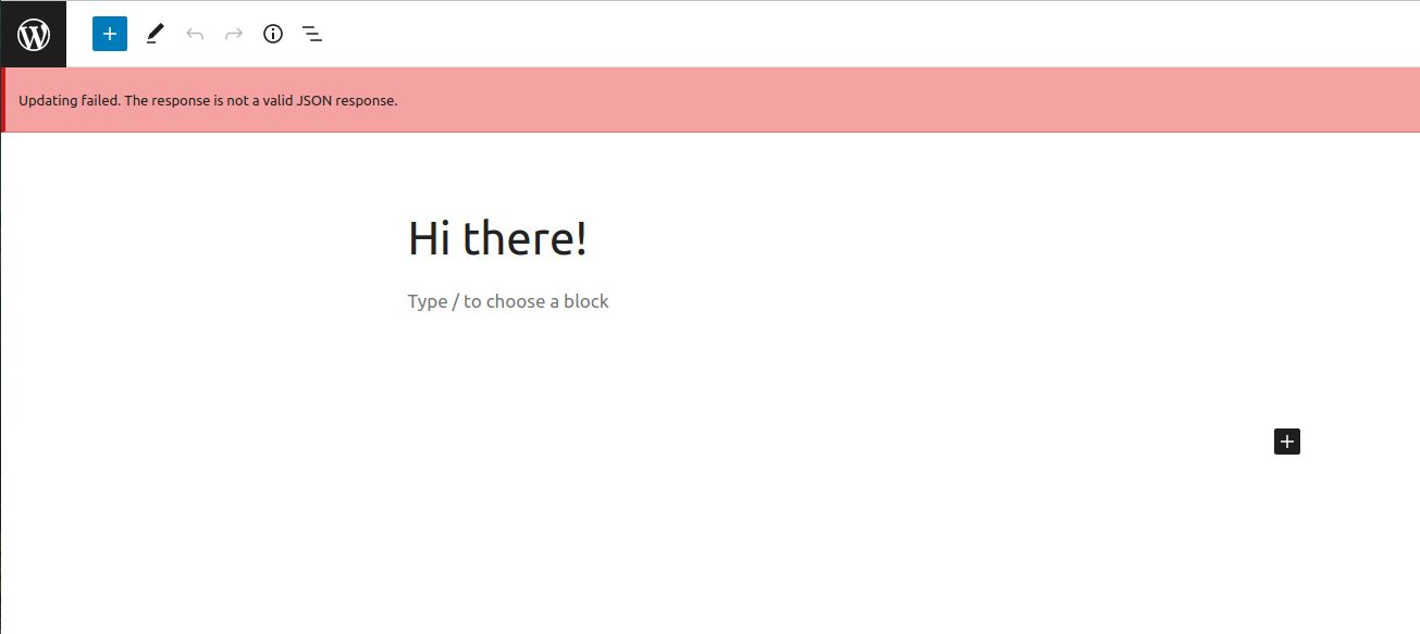 Fixing The Not A Valid Json Response” Wordpress Error