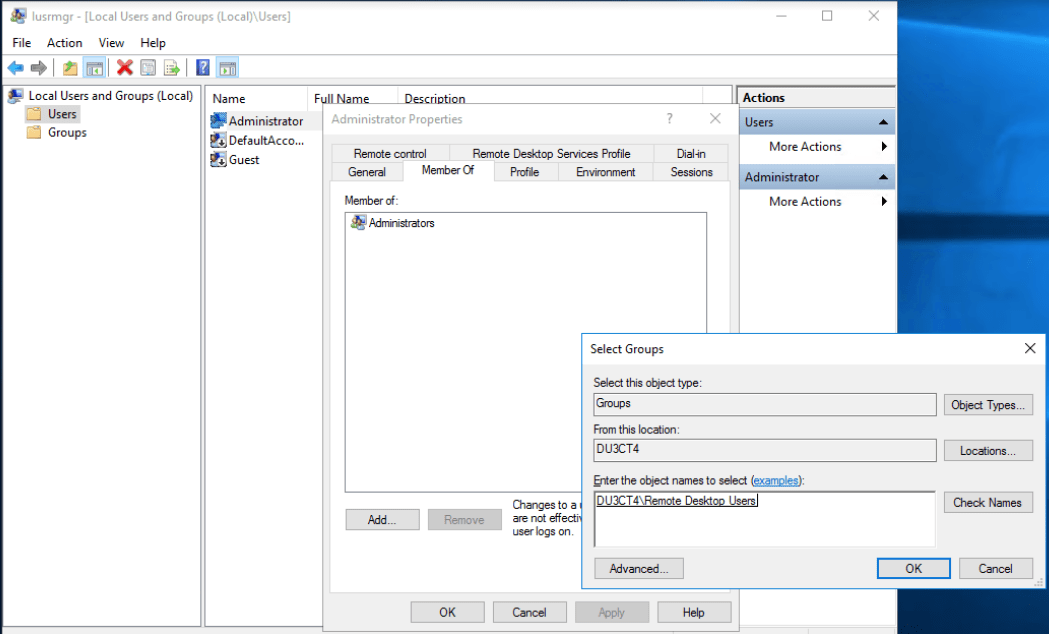 How To Configure Windows Remote Desktop Users Group Liquid Web