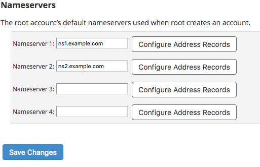 Setting Up Private Nameservers in WHM/cPanel | Liquid Web