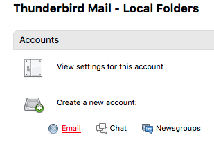 Set Up a New Email Account in Thunderbird | Liquid Web