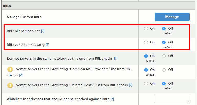 Filtering Spam Using RBLs | Liquid Web
