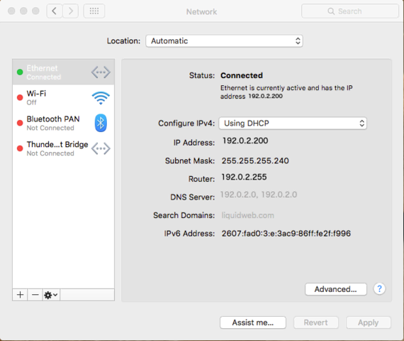 Configuring Cloud VPN on MacOS | Liquid Web