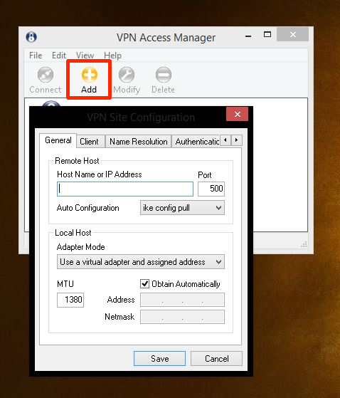 Configure Cloud VPN on Windows | Liquid Web