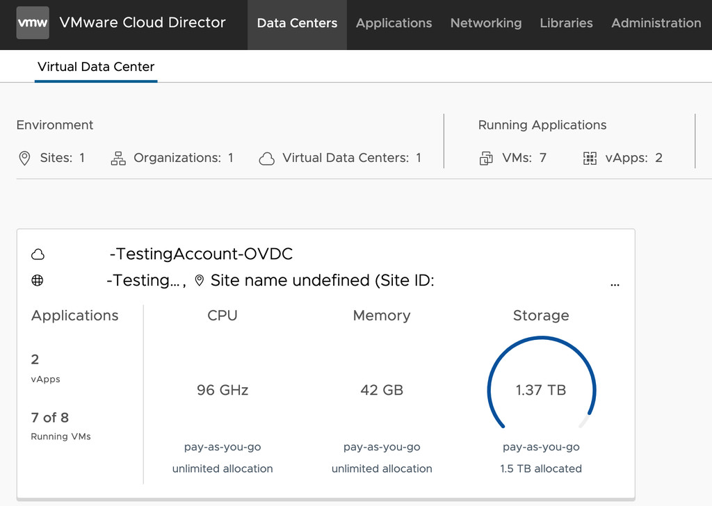Logging in to the VDC in VMware Multi-Tenant | Liquid Web