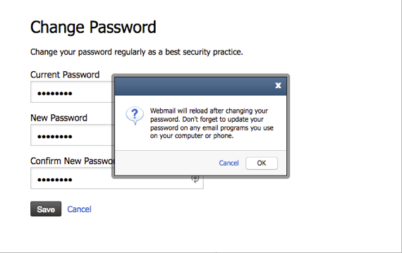 Change Your Premium Business Email Mailbox Password | Liquid Web