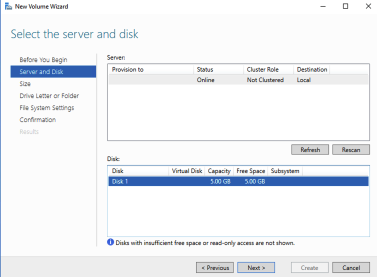 Adding Cloud Block Storage on a Windows Server | Liquid Web
