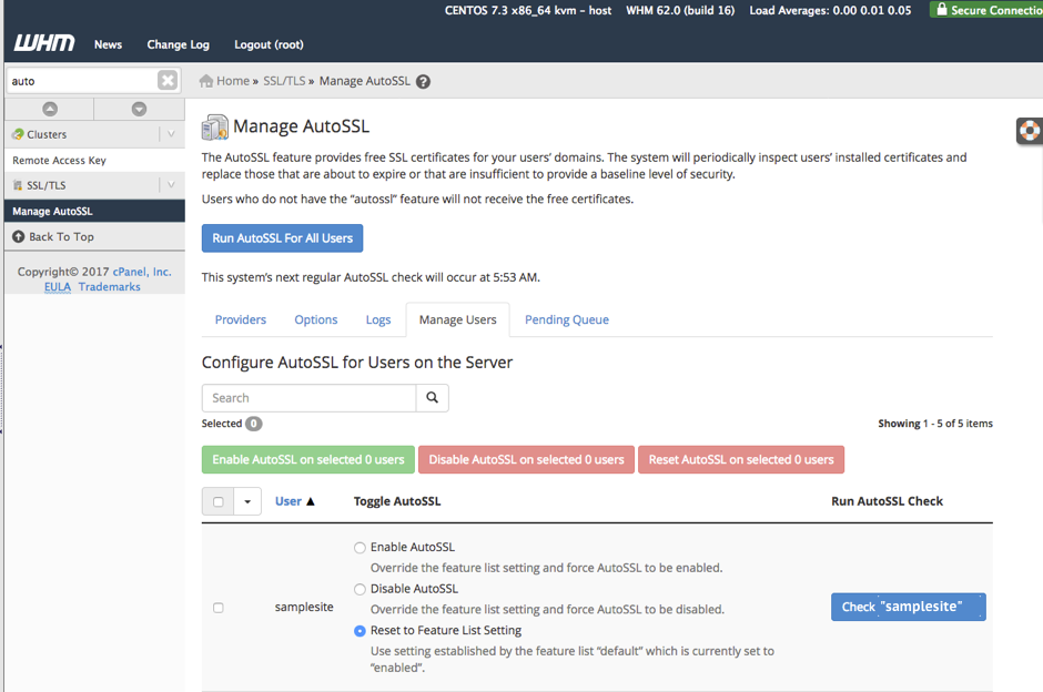 Using AutoSSLs in cPanel and WHM | Liquid Web