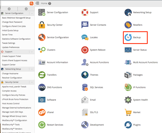 Restoring a cPanel Account from WHM | Liquid Web