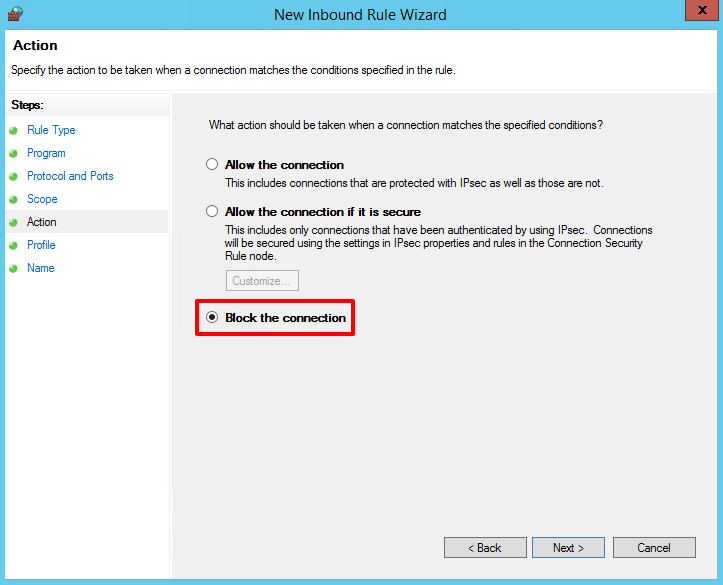Blocking IP Addresses Using Windows Firewall | Liquid Web