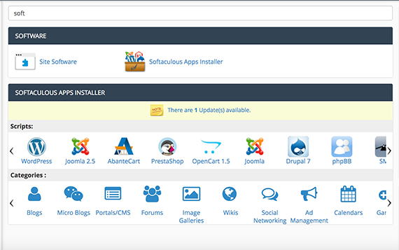 Installing Software with Softaculous | Liquid Web