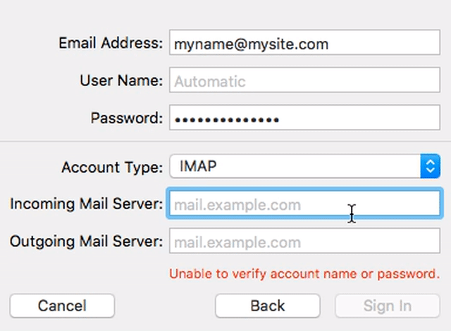 Setting Up Email in Mac OS X Mail | Liquid Web