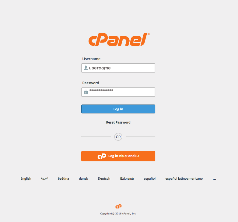 Log Into cPanel | Liquid Web