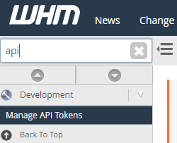 API Tokens for Remote Access in WHM | Liquid Web