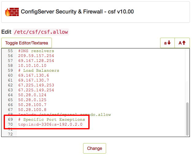 Allowing Port Access By Ip Address In Csf Liquid Web