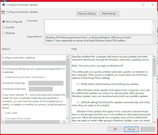 Using Windows Gpo To Manage Windows Updates Liquid Web