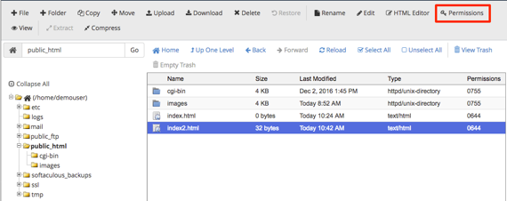 Manage File Permissions In Cpanel Liquid Web