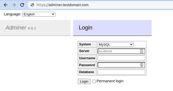 How To Install Adminer Mysql Database Management Tool On Almalinux