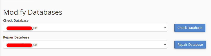 How to Check a MySQL Database for Errors in cPanel | Liquid Web