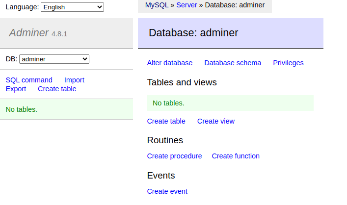 How To Install Adminer Mysql Database Management Tool On Almalinux