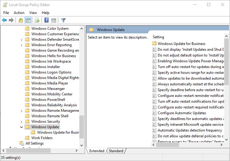 Manage Windows Update Settings Via Group Policy Editor Liquid Web