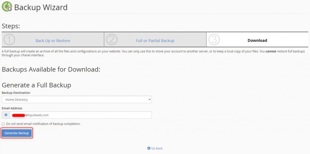 How to Backup Your Website in cPanel | Liquid Web