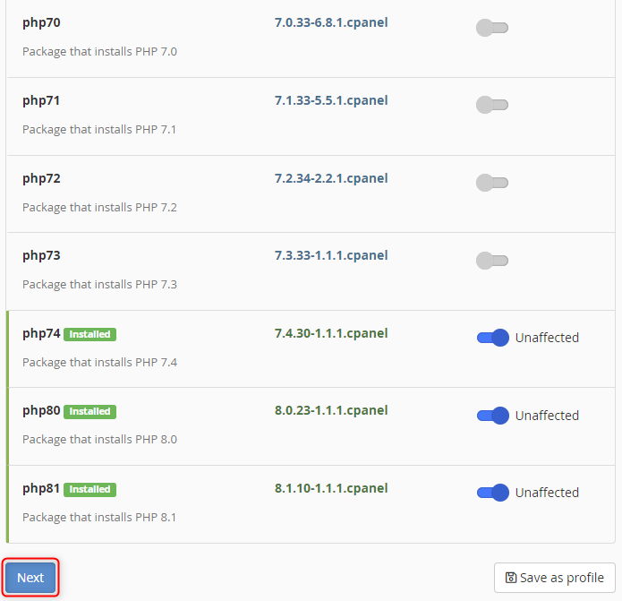 How To Upgrade Apache And Php With Cpanels Easyapache Liquid Web