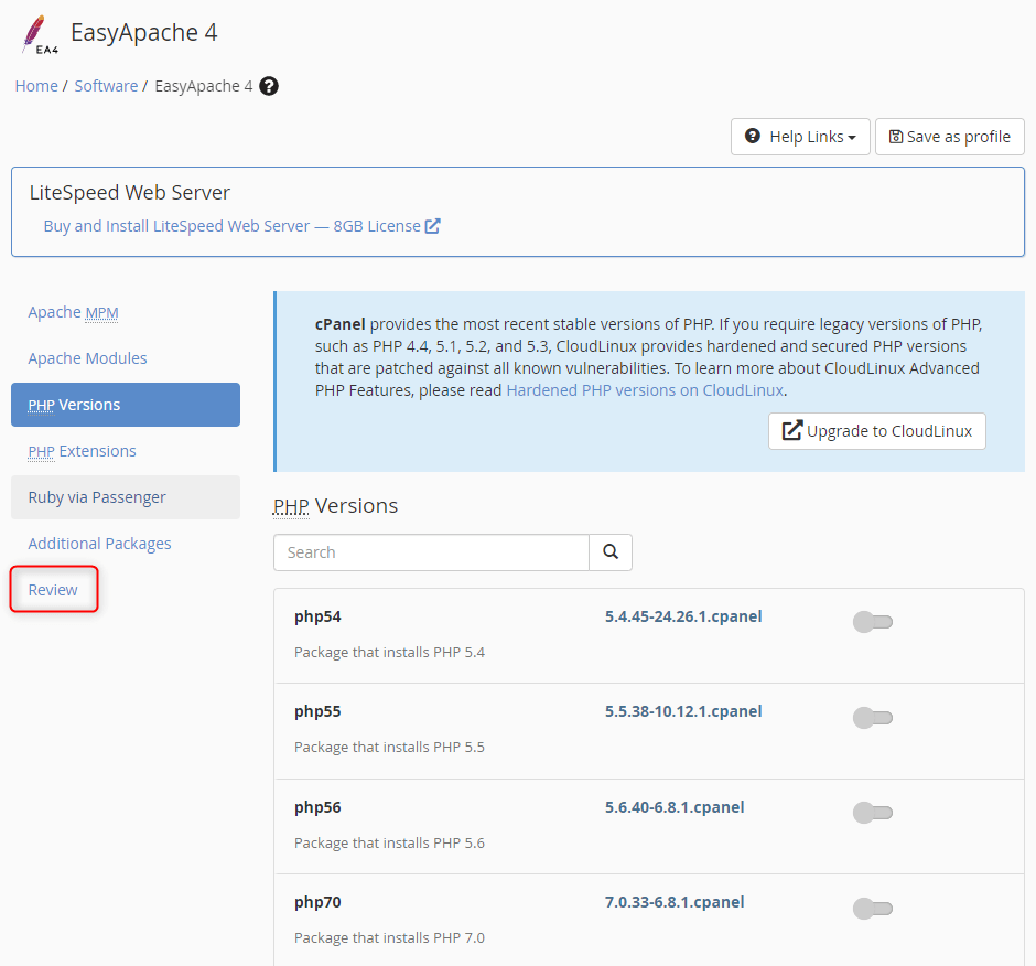 How To Upgrade Apache And Php With Cpanels Easyapache Liquid Web