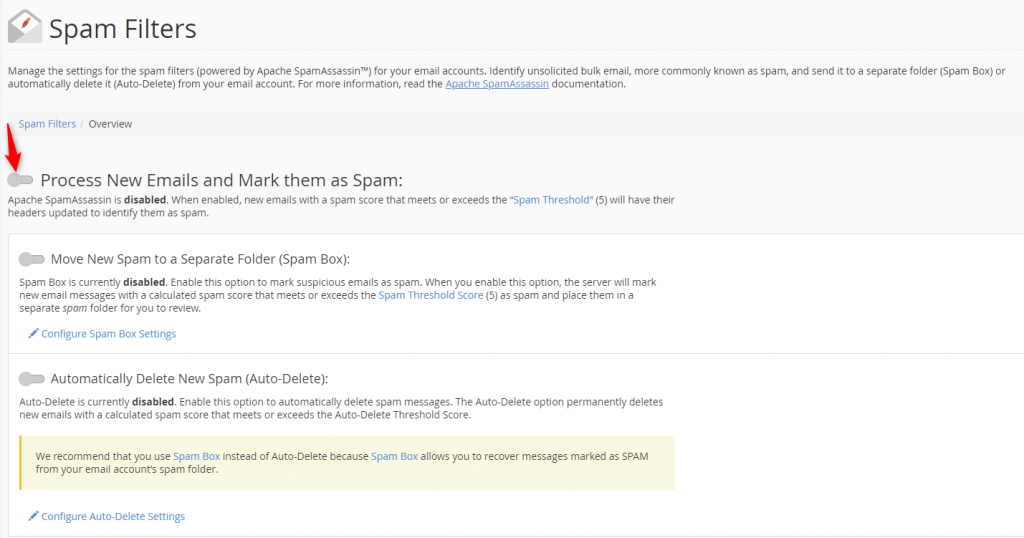 How to Enable Spam Protection in cPanel | Liquid Web