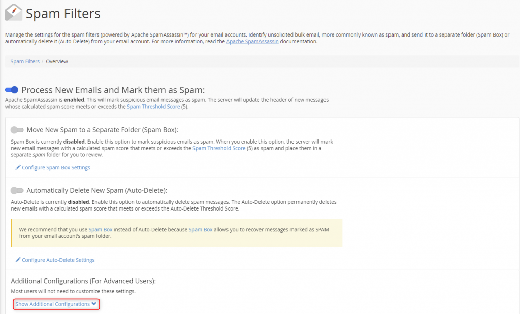 How to Enable Spam Protection in cPanel | Liquid Web