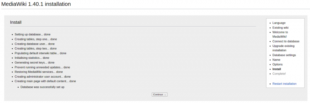 MediaWiki Installation Guide for Linux (AlmaLinux) | Liquid Web