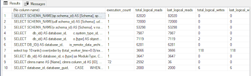 Finding Resource Usage Details in MSSQL | Liquid Web
