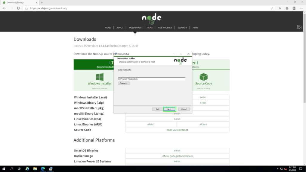 Installing Node.js on Windows Servers | Liquid Web