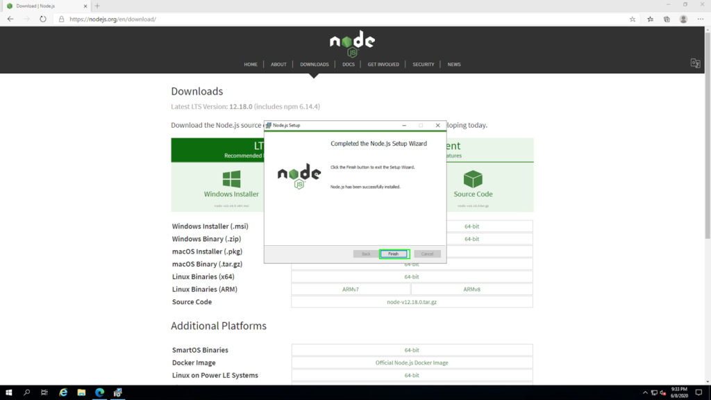 Installing Node.js on Windows Servers | Liquid Web