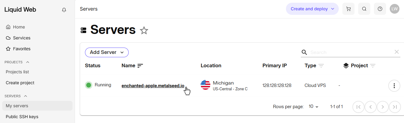 Report Updated Server Passwords | Liquid Web