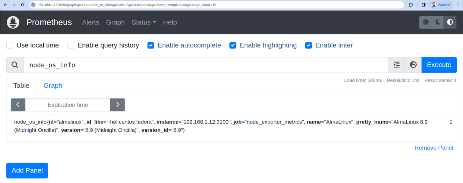 Install Prometheus and Node Exporter on Linux (AlmaLinux) | Liquid Web