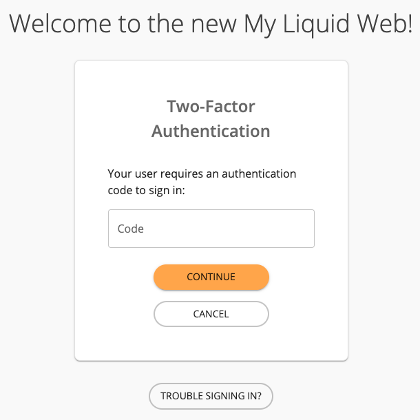 Enabling Two-factor Authentication (2FA) for CloudVPN | Liquid Web