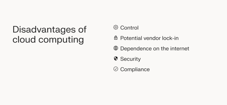 Advantages and Disadvantages of Cloud Computing