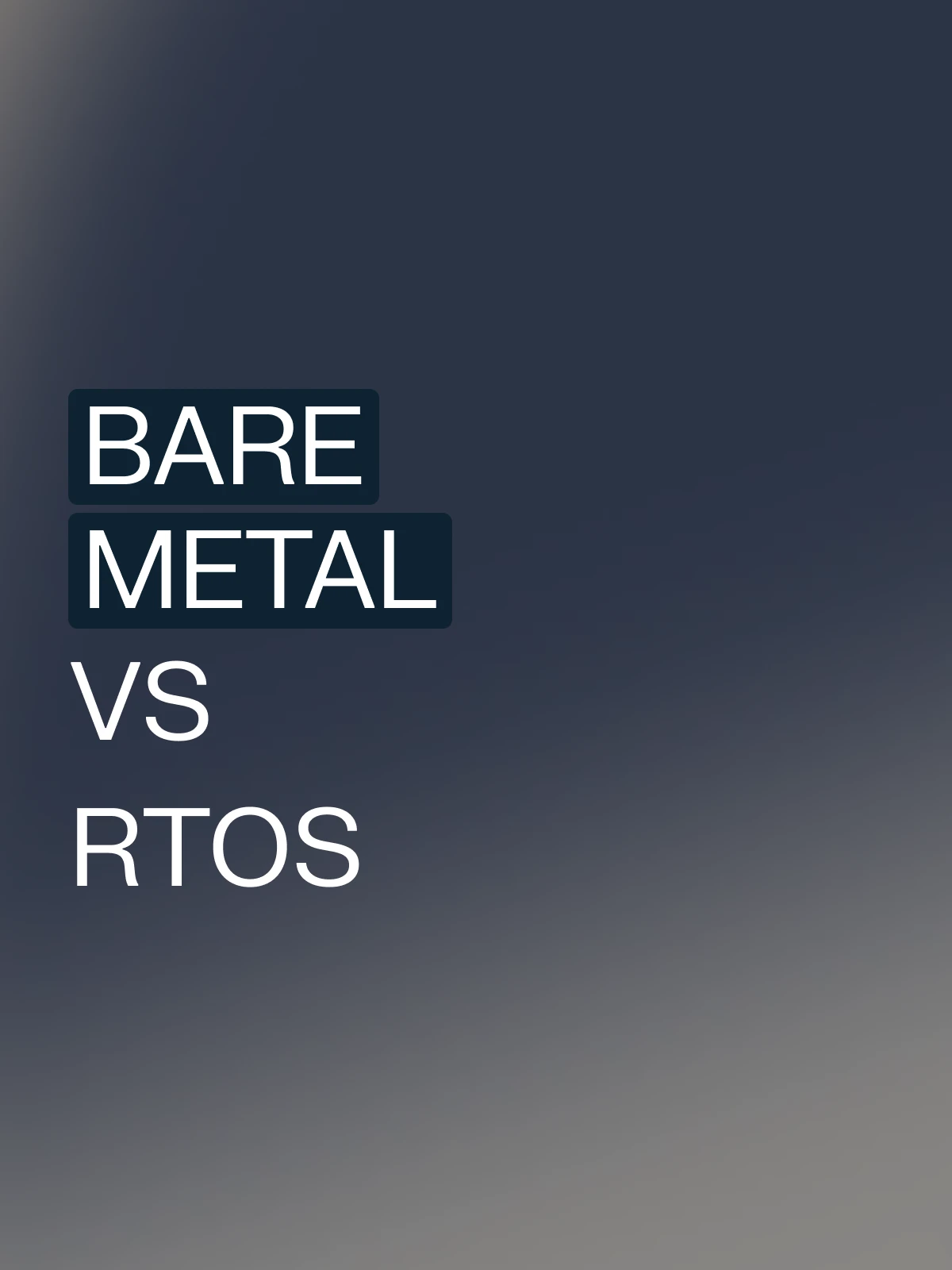 Bare Metal vs RTOS: Choose the Right Option Bare Metal vs RTOS: Choose the Right Option