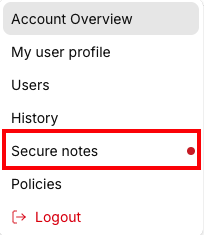 Using Secure Notes for Sensitive Information | Liquid Web