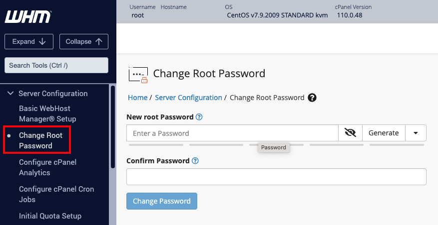 Password Help | Liquid Web