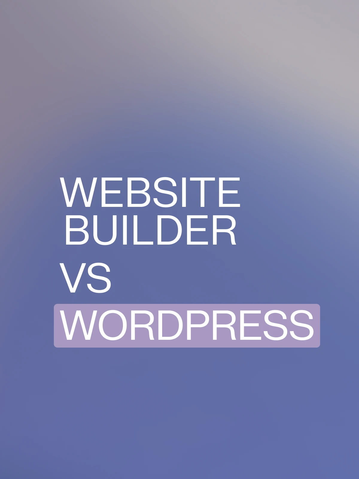 Low-budget website – builder or WordPress? | Liquid Web