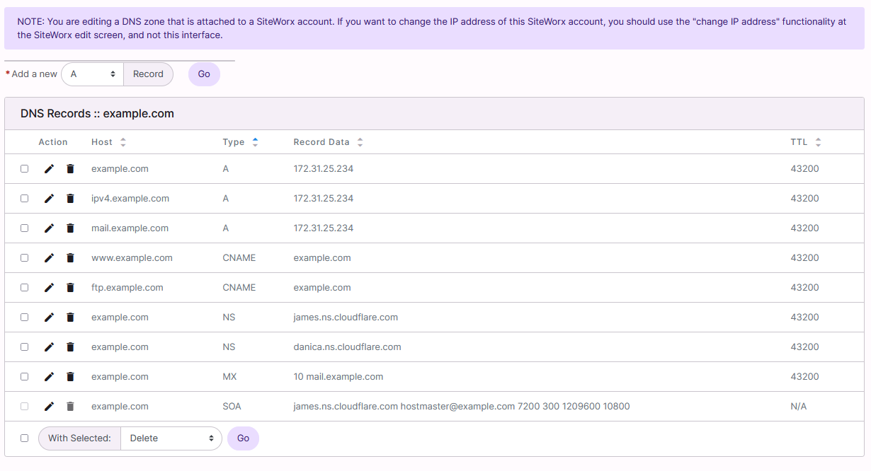 Managing DNS records in Interworx | Liquid Web