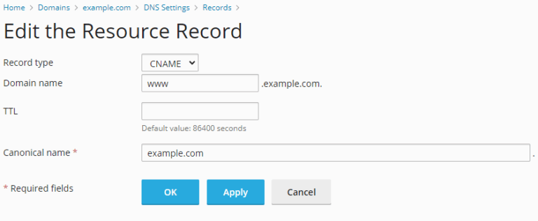 Managing DNS records in Plesk | Liquid Web