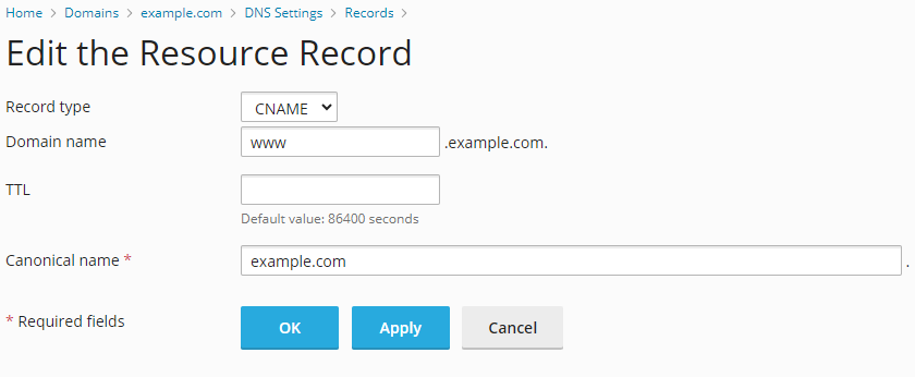 Managing DNS records in Plesk | Liquid Web