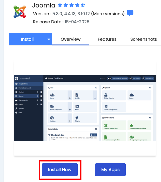 Install Joomla on InterWorx Using Softaculous | Liquid Web