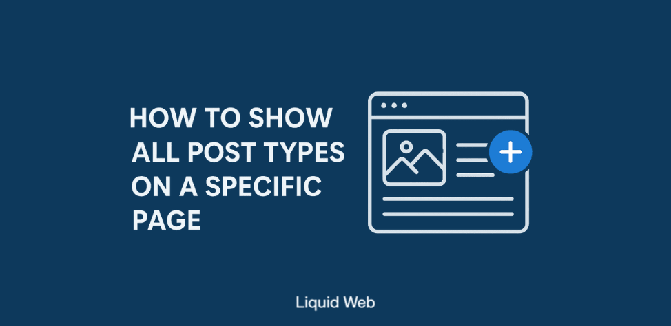 How to show all post types on a specific page (WordPress)